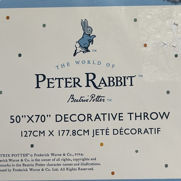 Beatrix Potter | Bedding | Beatrix Potter Peter Rabbit Velvet Soft ...